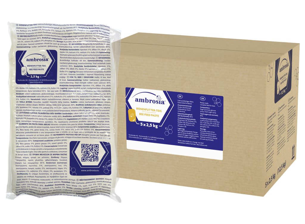 ambrosia® bee feed fondant - Das Bienenfutter